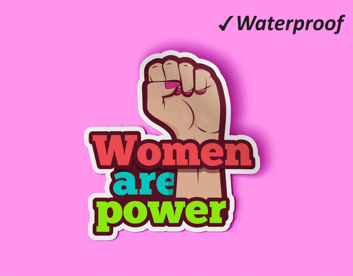 I Am A Strong Woman Stickers Women's Rights Sticker | Etsy
