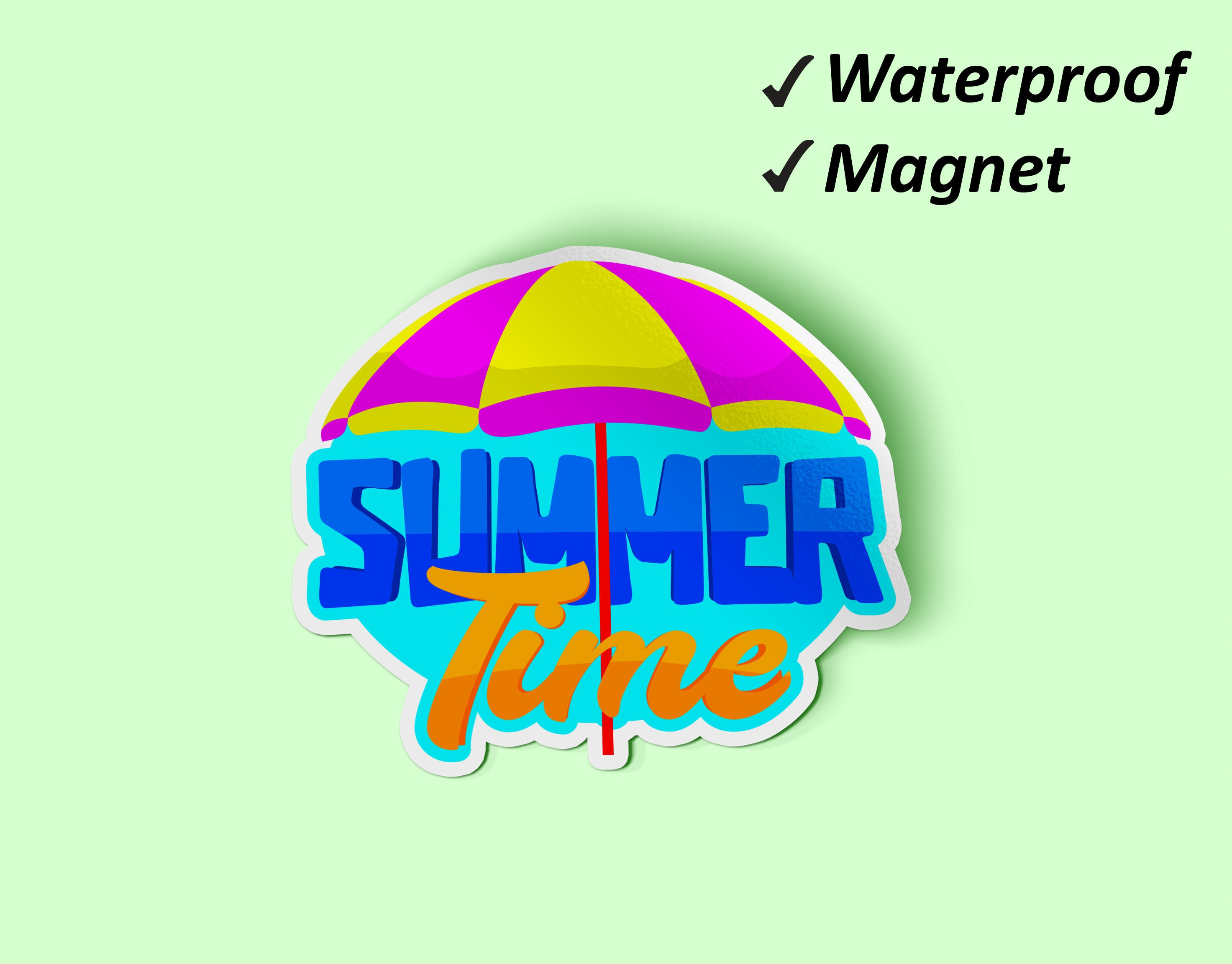 Summer Time Magnets Bundle Summer Magnets Beach Lover Gift - Etsy UK