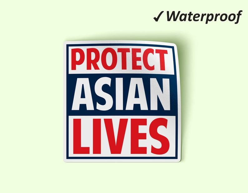 Stop the Hate Stickers Set Racism is A Virus Asian Lives - Etsy