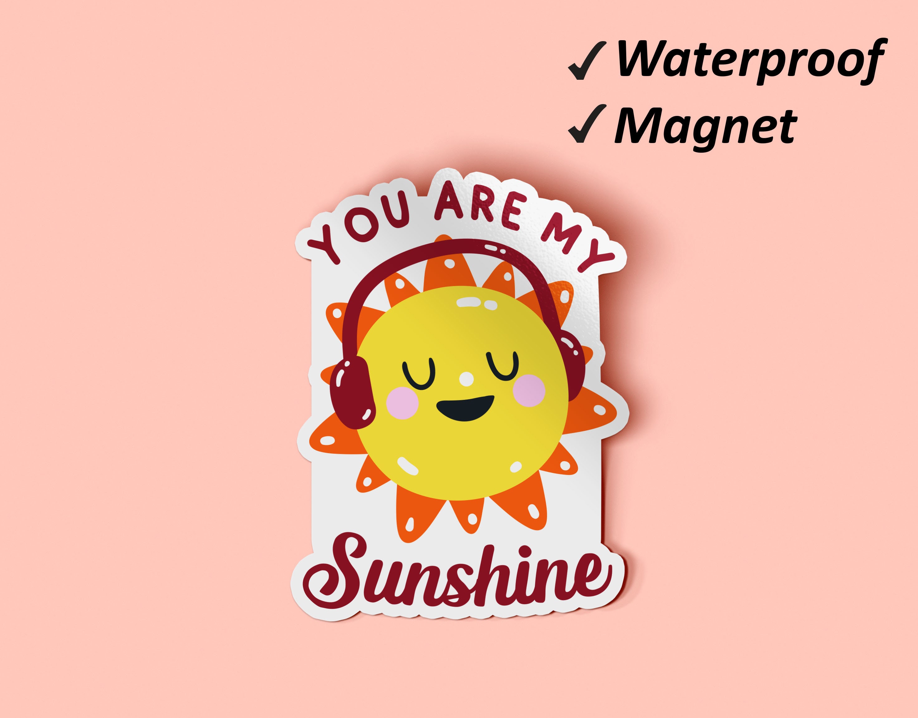 Refrigerator Magnets Summer Waterproof Fade Resistant Magnets Sweet ...