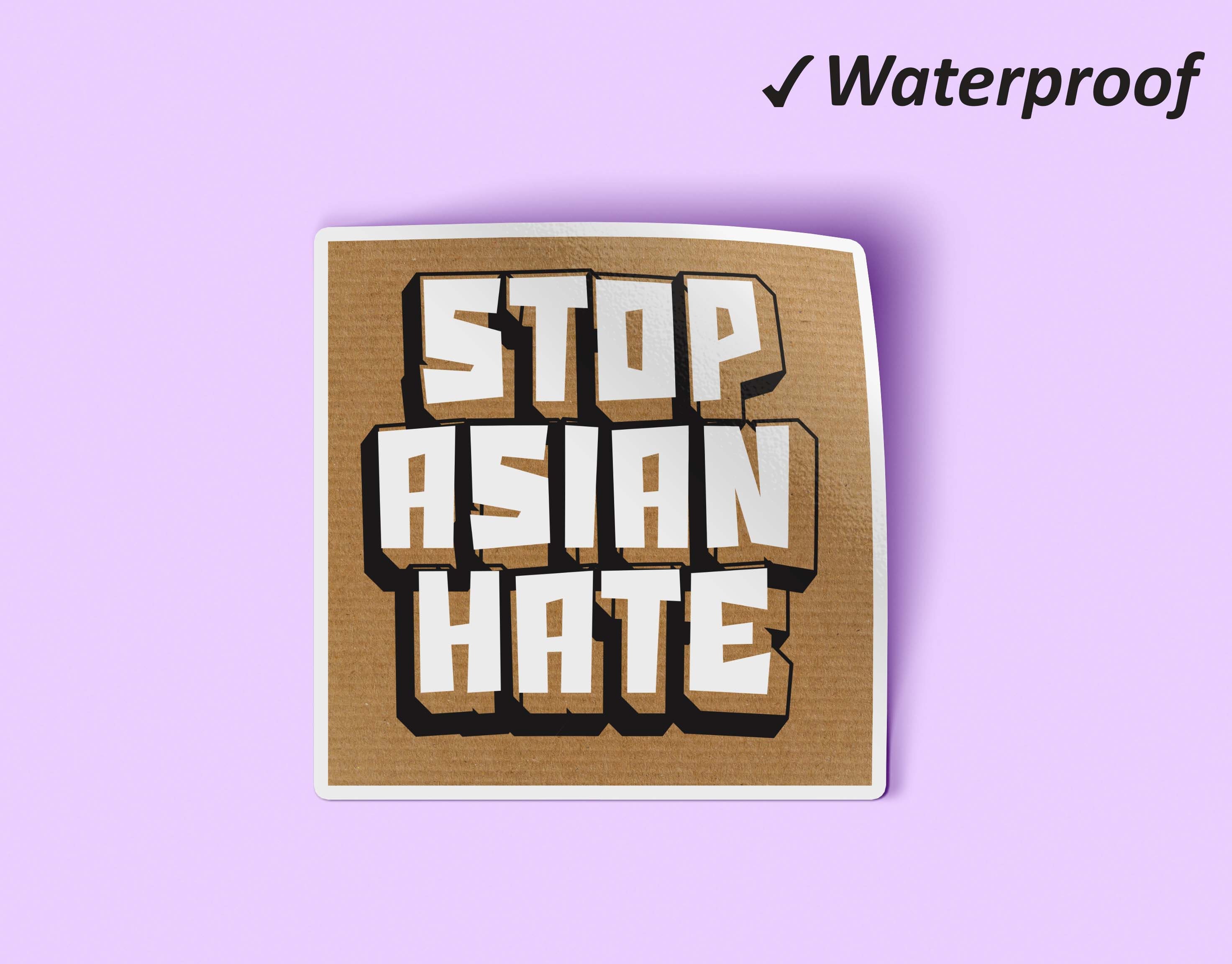 No to Discrimination Stickers Bundle Asian is Not A Virus - Etsy