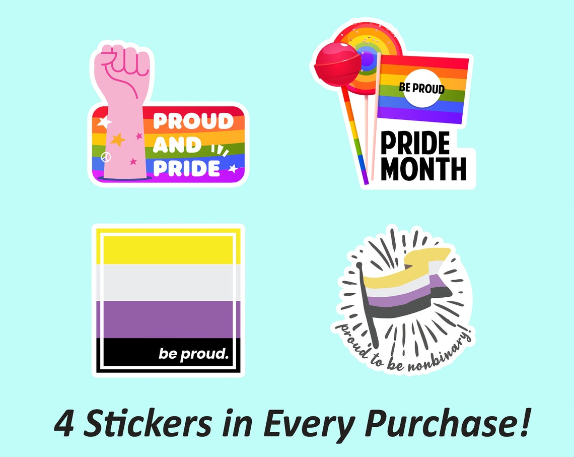 LGBTQ Pride Sticker Set Love Wins Gift Stickers Journal - Etsy
