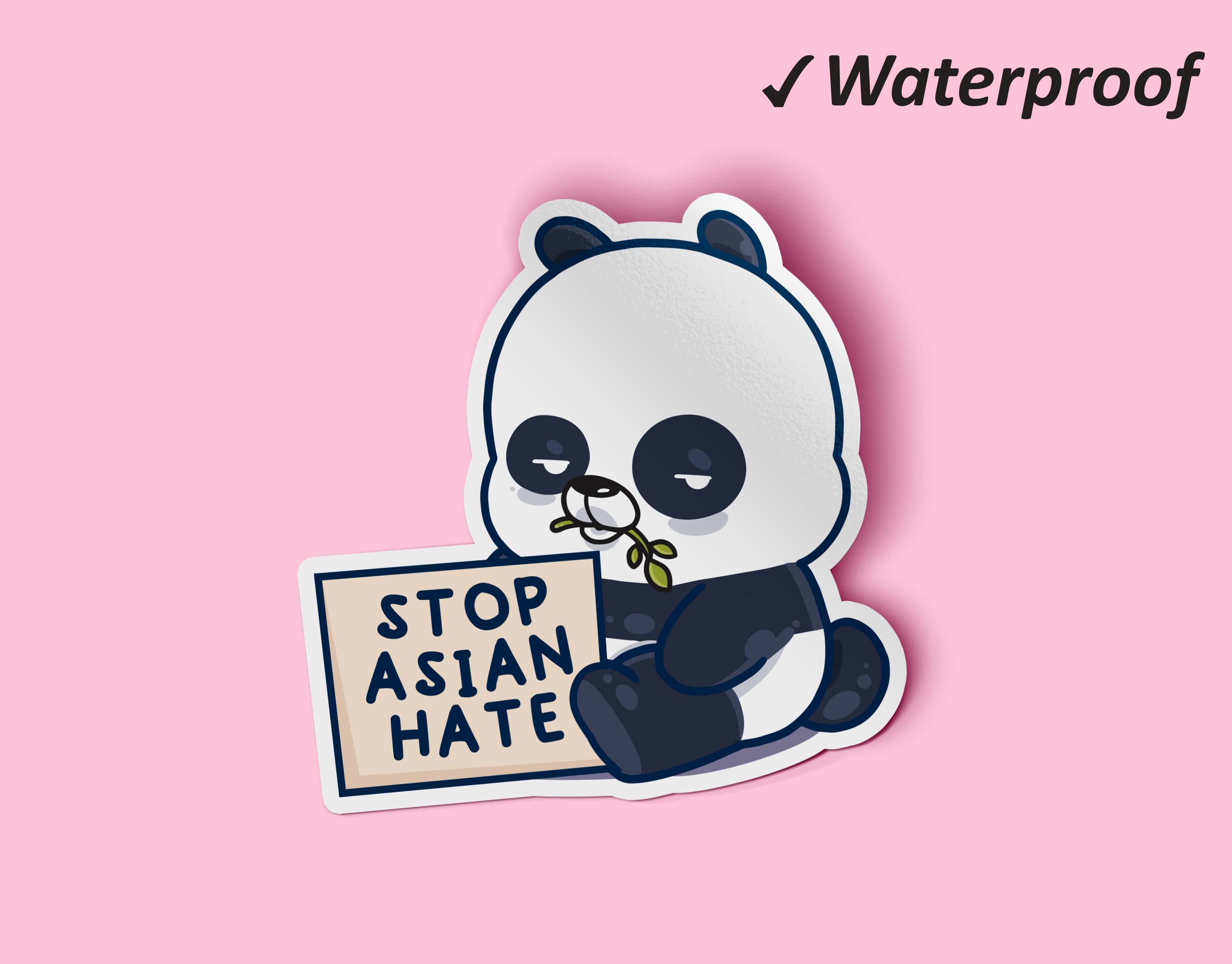 Stand up for Asians Sticker Set Stop Asian American Hate - Etsy