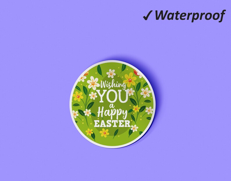 Happy Easter Sticker Easter Bunny Sticker Easter Bujo - Etsy