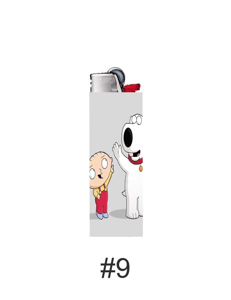 Custom Bic Lighters Cartoon Characters Etsy