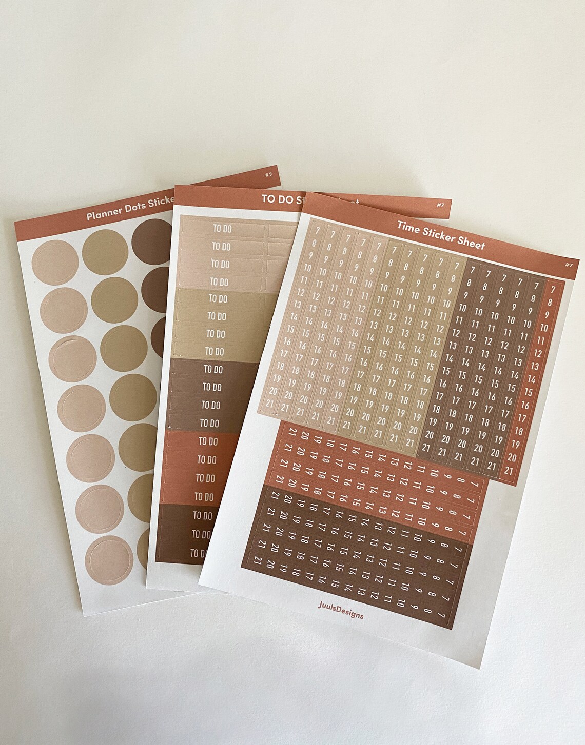 Planner Sticker Pack Fall, to Do Stickers, Timebar Stickers, Dot ...