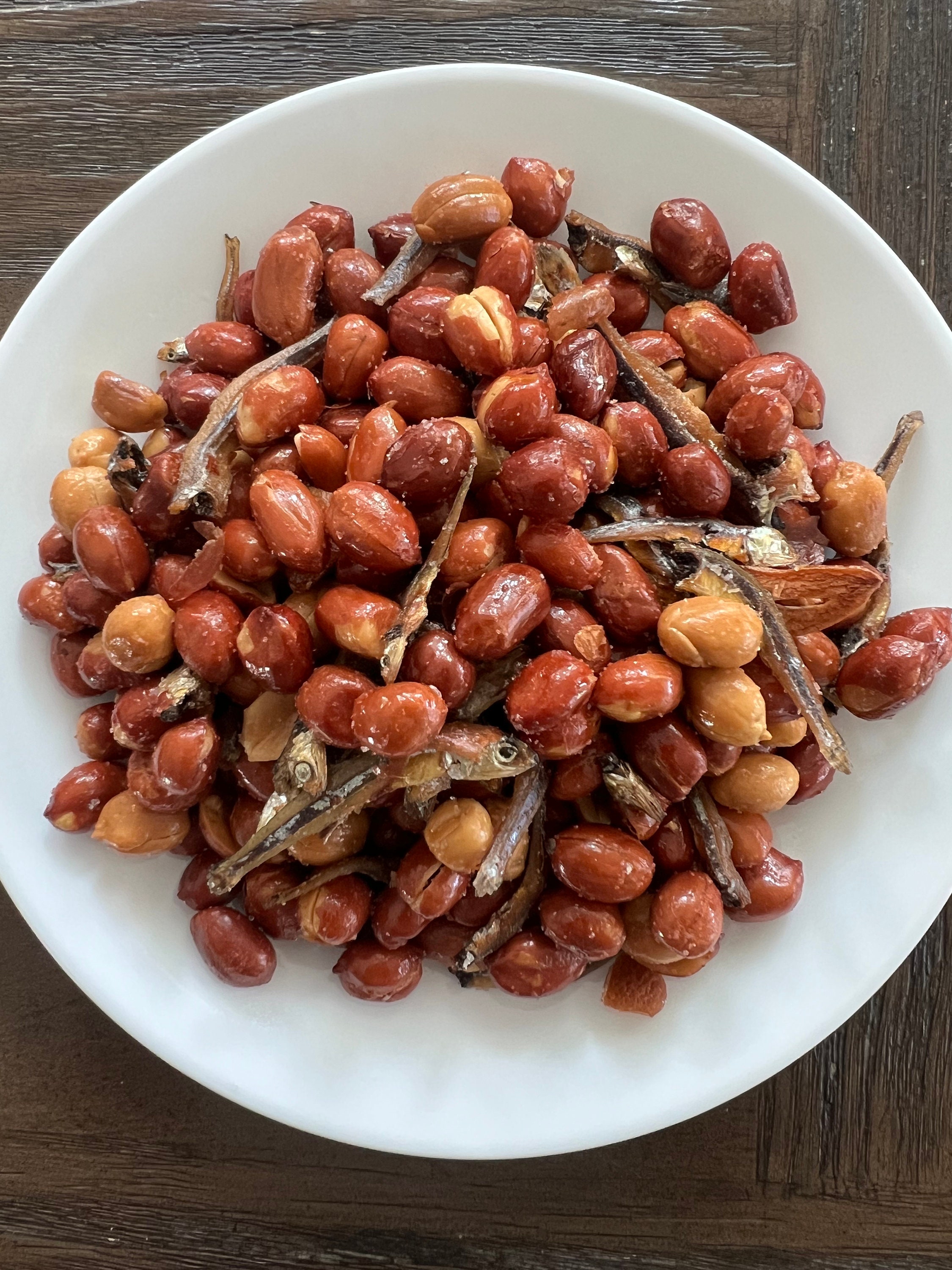 Garlic Peanuts With Fried Anchovies (adobong Mani With Dilis) - Etsy