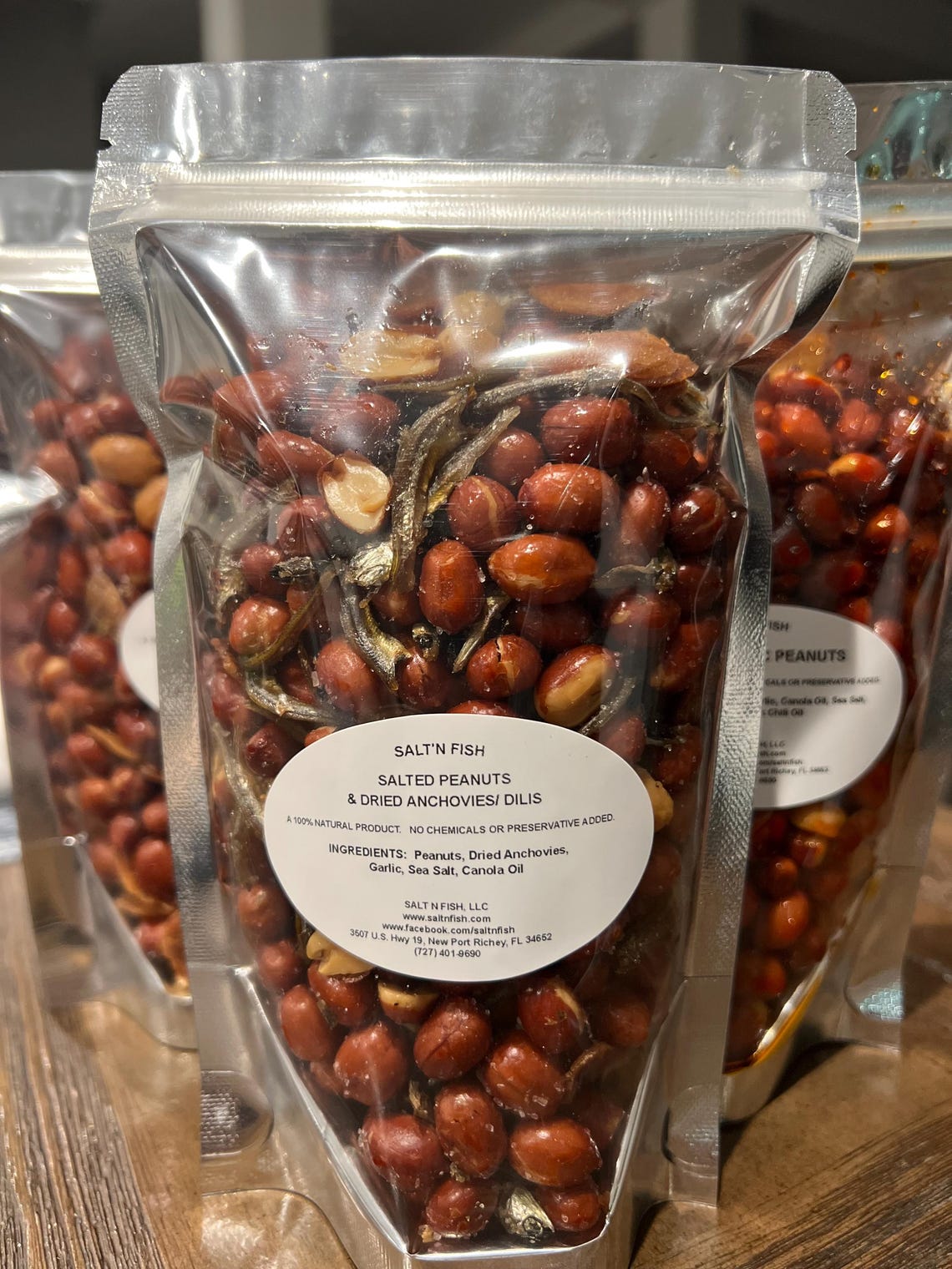 Garlic Peanuts With Fried Anchovies (adobong Mani With Dilis) - Etsy