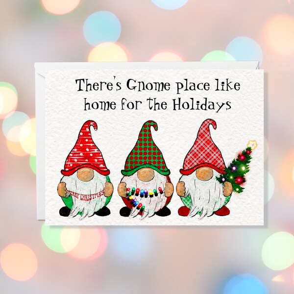Gnome Place Like Home for the Holidays Svg - Etsy