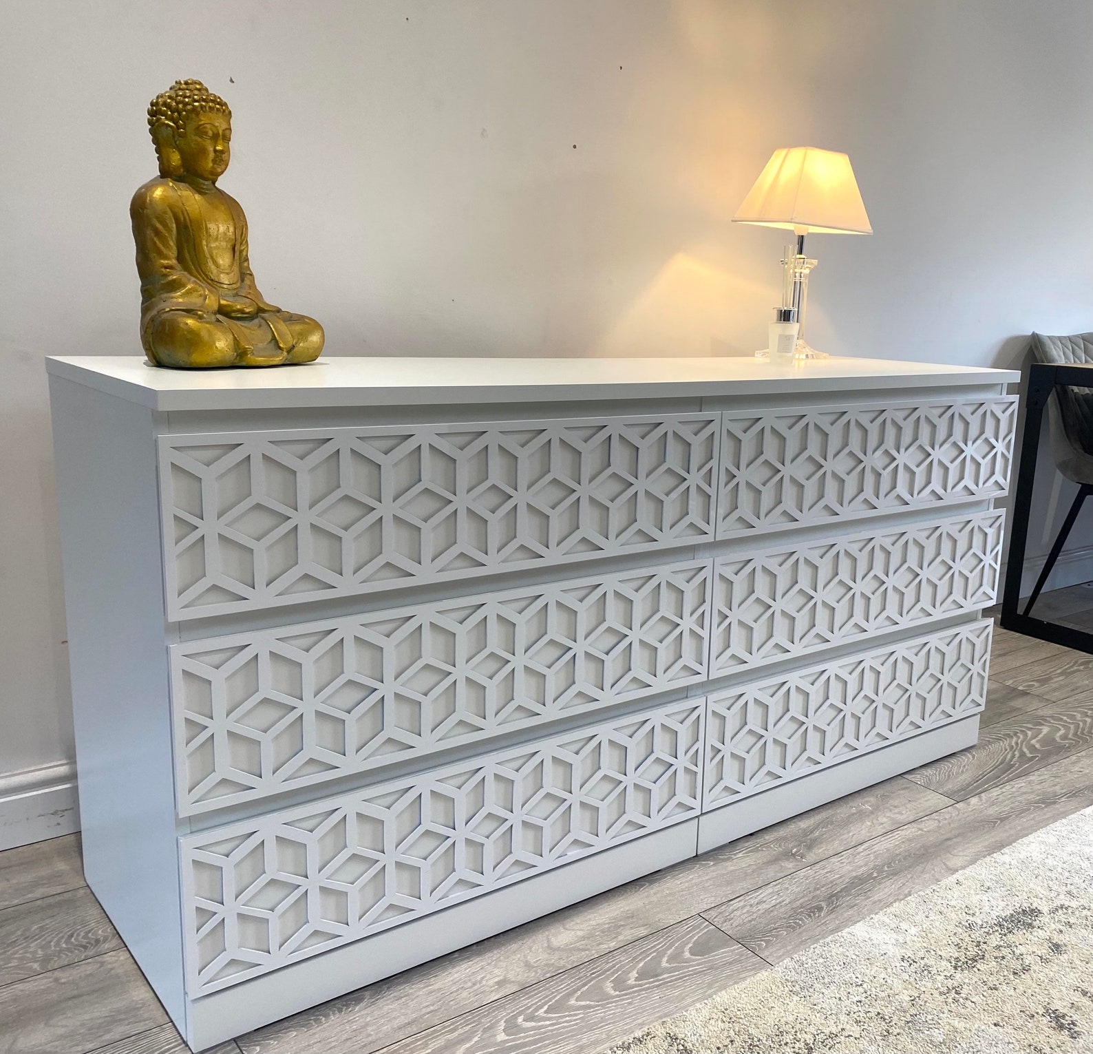 Geometric Malm Kit Furniture Overlay Furniture Decor | Etsy Australia