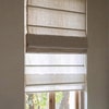 Roman Shade Sheer | White | Privacy | Sheer | Roman Shades | Soft Faux ...