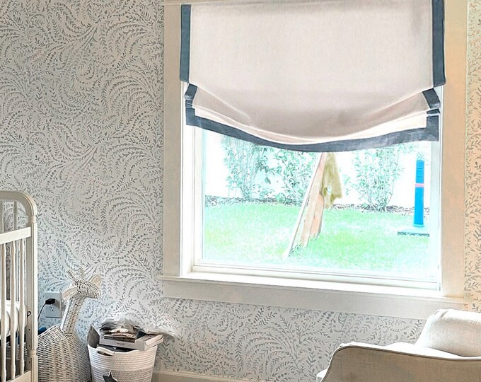 85 Colors Custom Roman Shades With Chain Mechanism,solid Relaxed Roman ...