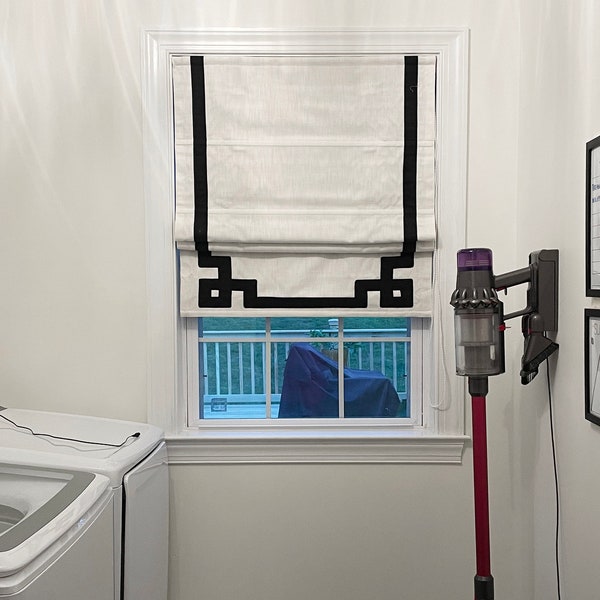 Roman Blinds With Greek Key - Etsy