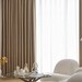 100 Colors, SV-43 A Pair of Tan Curtains , Living Room Curtains, Velvet ...