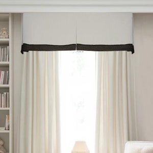 85 Colors,custom Size Window Valance With Hardware. Flat Valance With ...