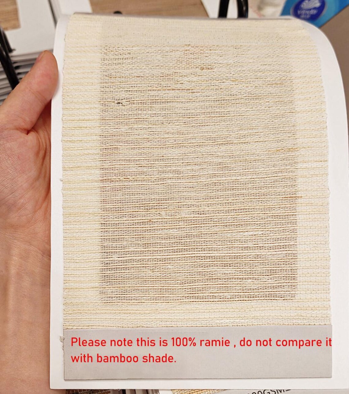 100% Heavy Weight Ramie Custom Roman Shades With Cord, Roman Shade With ...