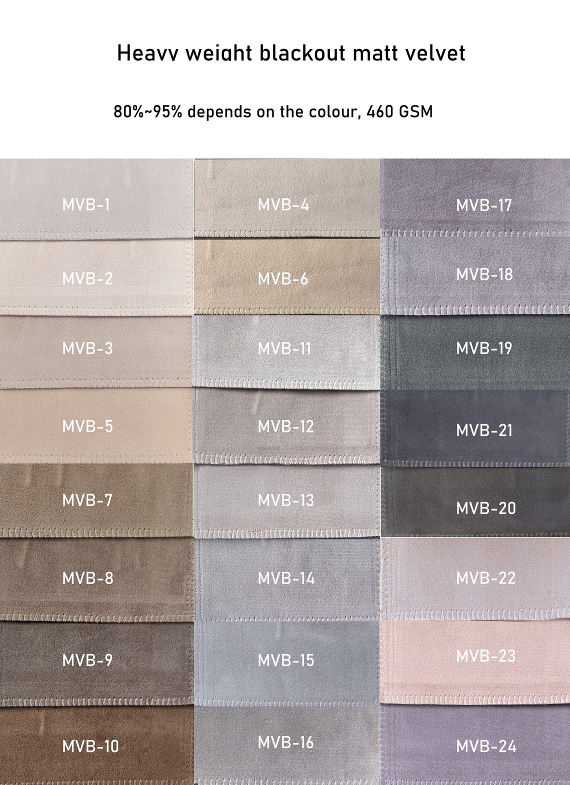 Blackout Matt Velvet Fabric Samples,fabric by Meters,110" Wide, Fabric ...