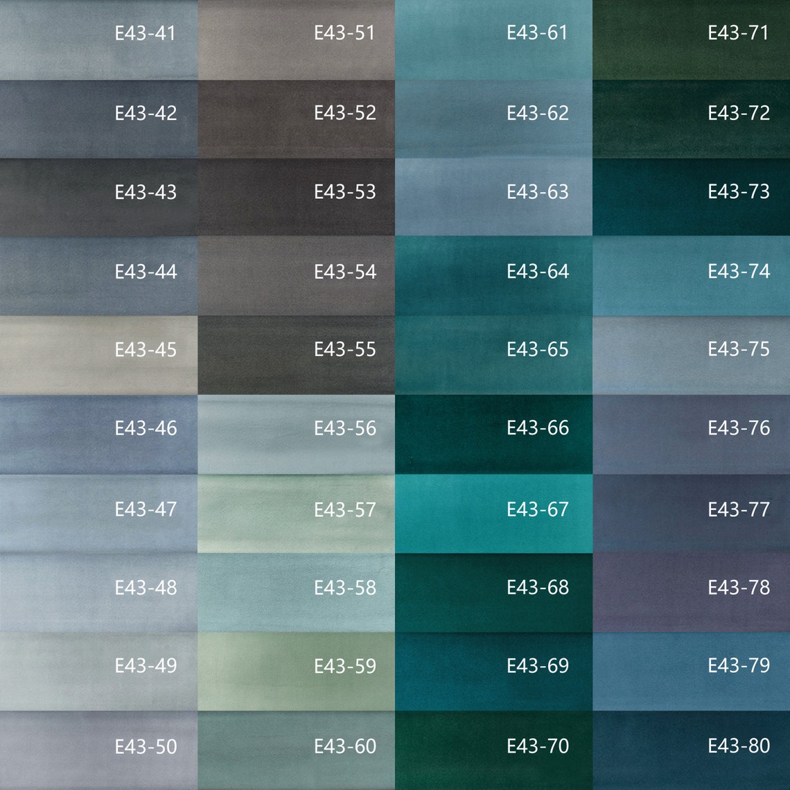 100 Colors Heavy Weight Velvet Fabric Samples Velvet - Etsy