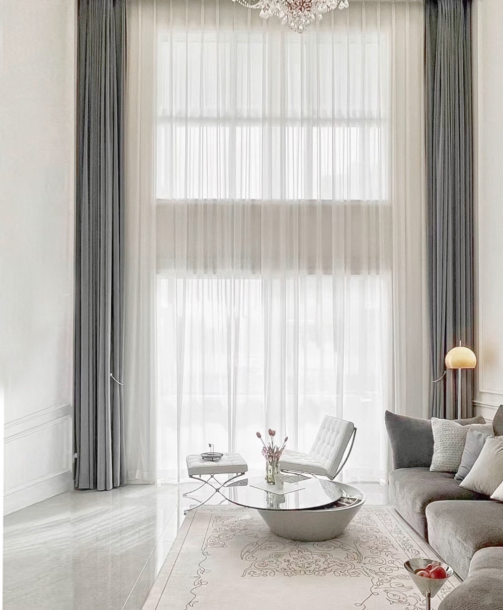 High Ceiling Curtains,2-story Curtains Extra Long Curtains , Living ...