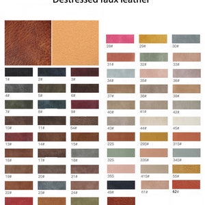 200 Color Options,full Custom Sofa Cover, Crazy Horse Faux Leather ...