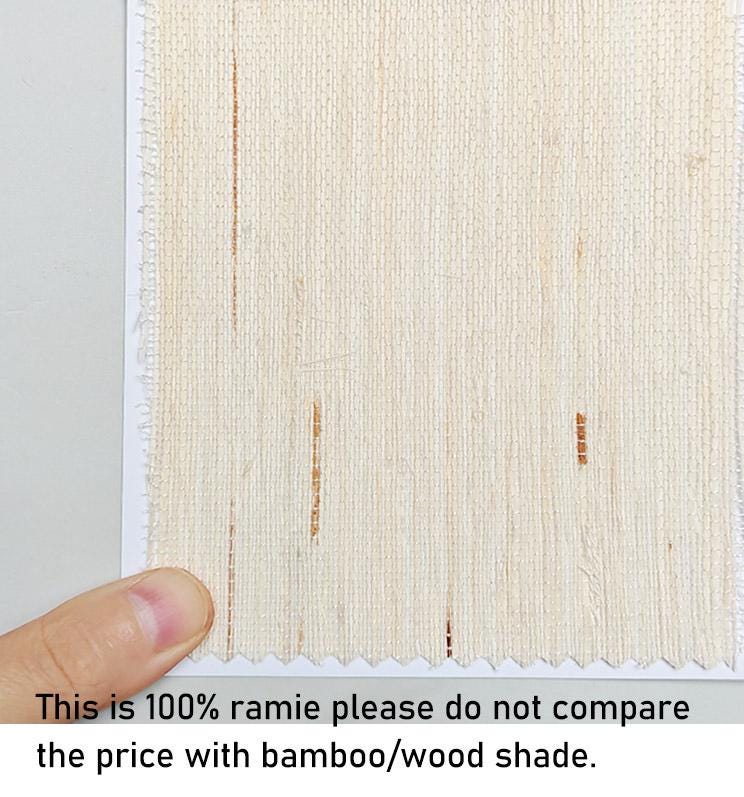 100% Ramie off White Custom Roman Shades With Cord, Roman Shade With ...