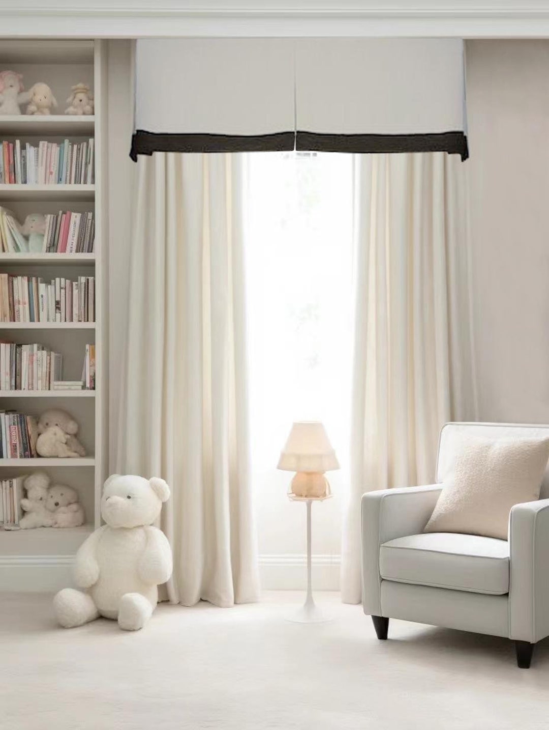 85 Colors,custom Size Window Valance With Hardware. Flat Valance With ...