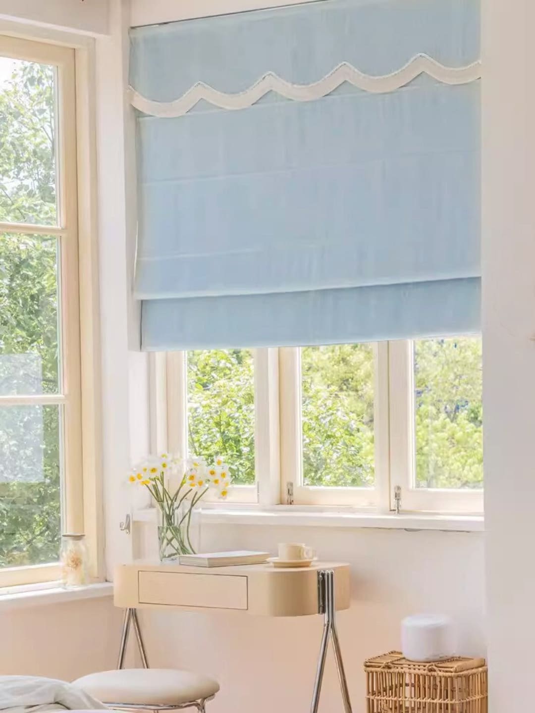 85 Colors Custom Roman Shades With Valance,hardware Include, Window ...