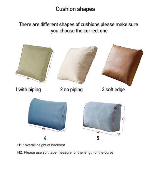 Types Of Sofa Cushions