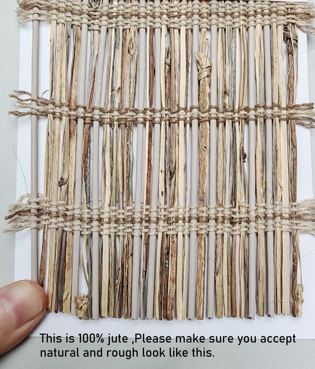 100% Jute Custom Roman Shades With Cord, Roman Shade With Valance ...