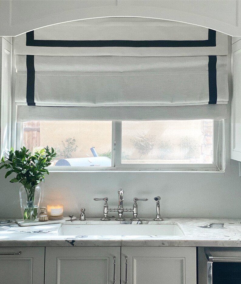 85 Colors Custom Roman Shades With Valance,hardware Include, Window ...