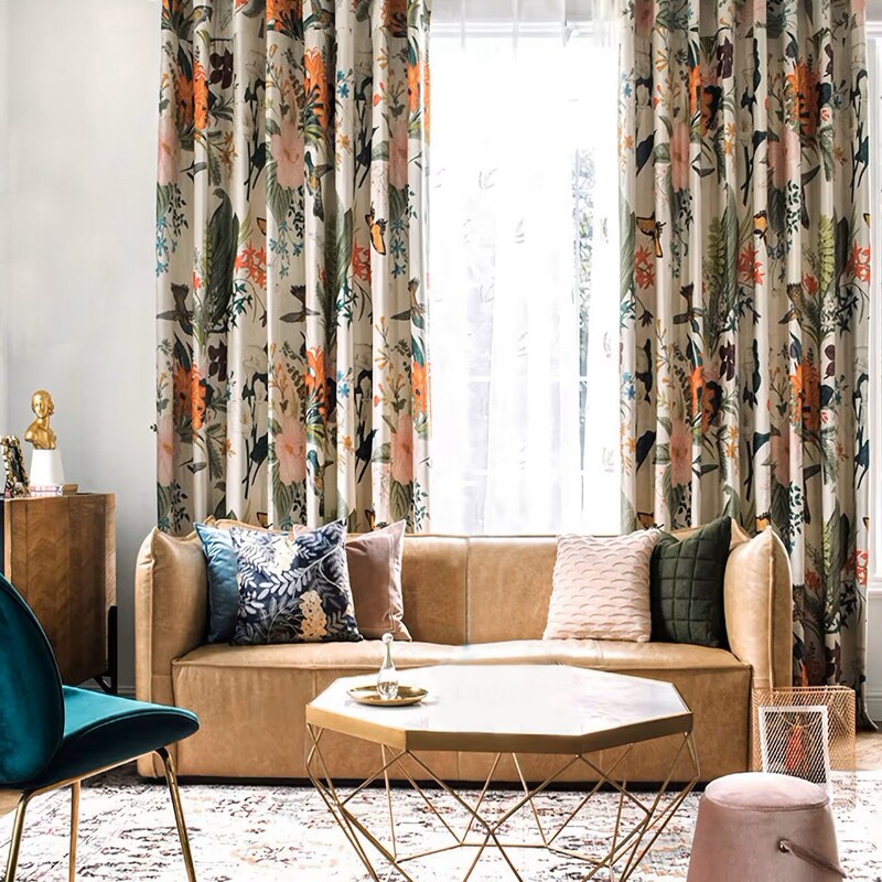 Bird Curtains - Etsy