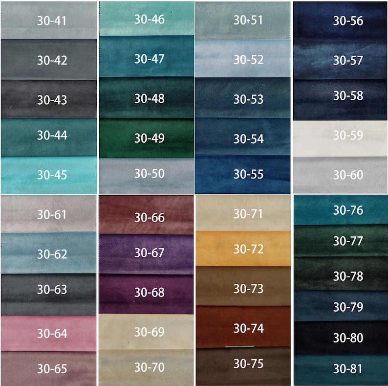 82 Colors,er-56,a Pair of Dark Brown Velvet Curtains , Living Room ...