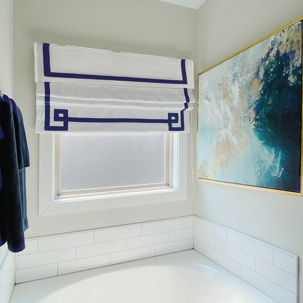 Greek Key Valance - Etsy