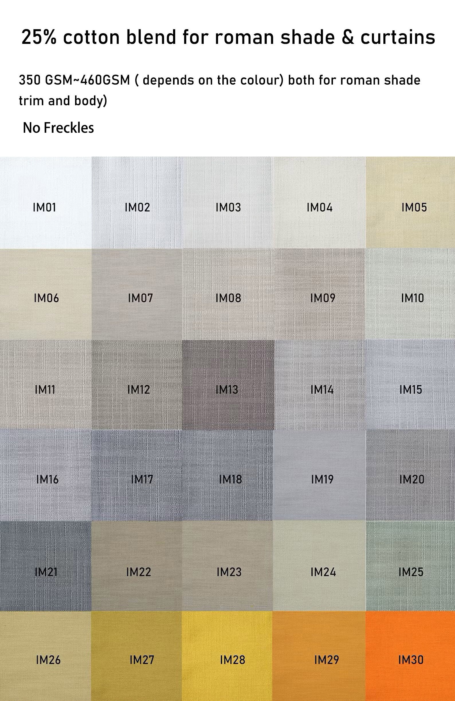 85 Colors Custom Roman Shades With Chain Mechanism,solid Relaxed Roman ...