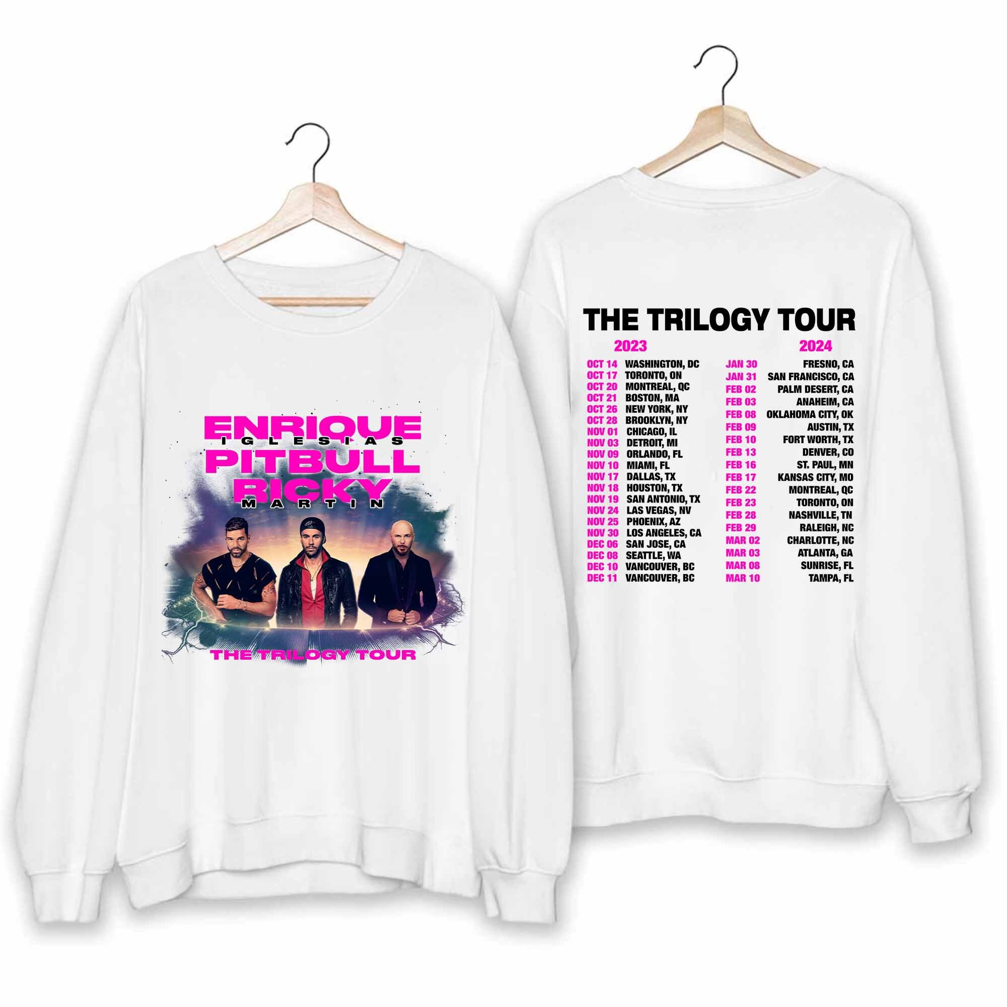 Enrique Iglesias X Pitbull X Ricky Martin The Trilogy Tour 2023 2024 ...