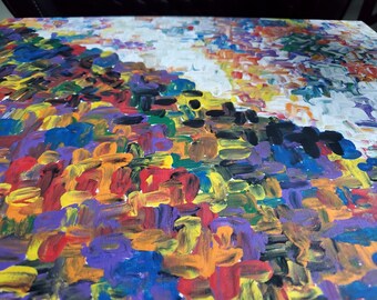 Abstract Painting on the Finger - Etsy