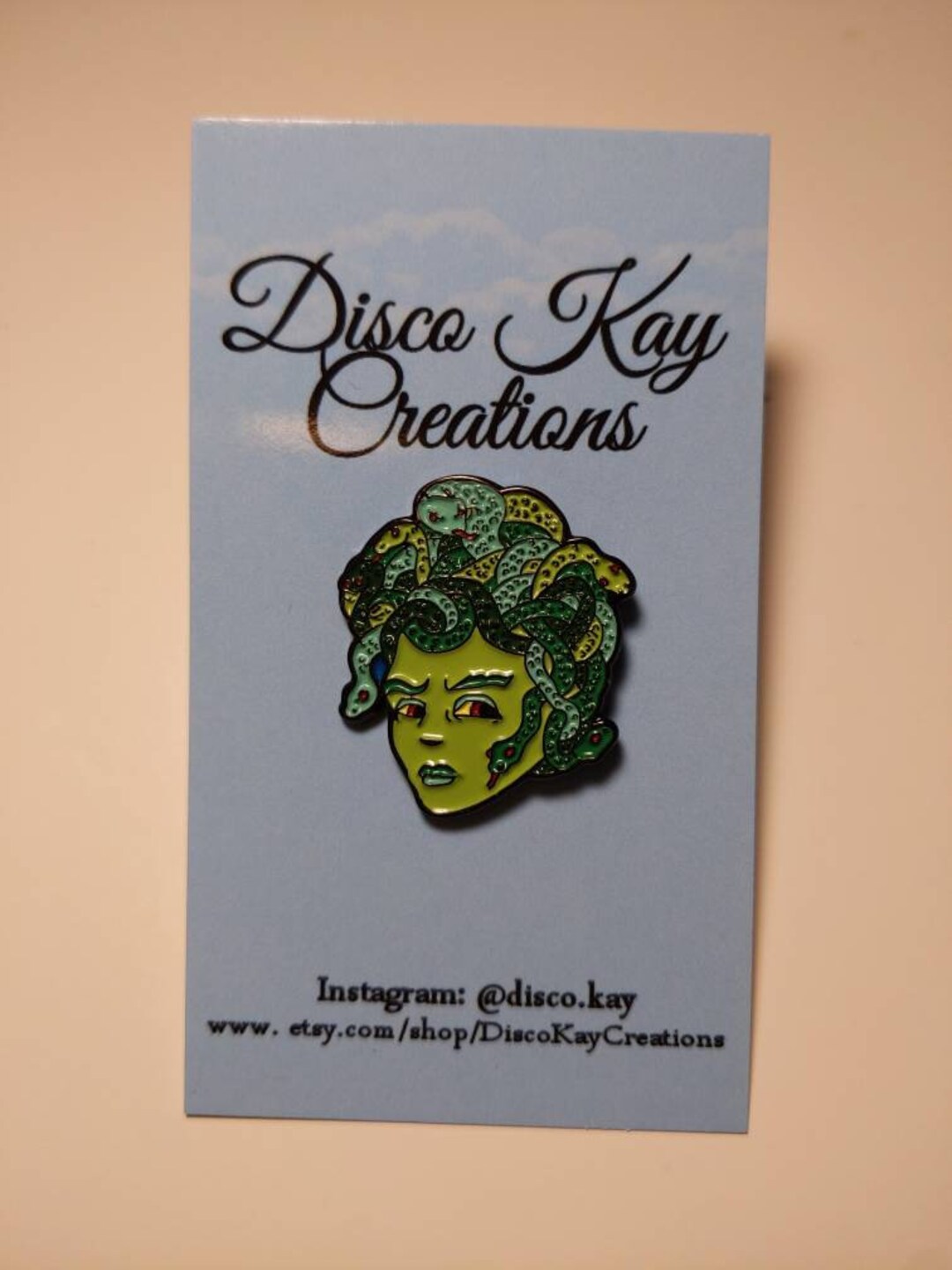 Medusa Lapel Pin - Etsy