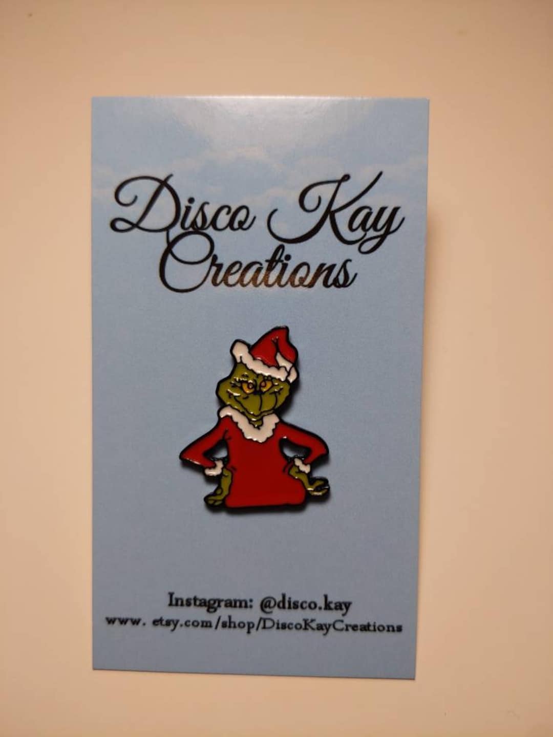 Grinch Christmas Lapel Pin - Etsy