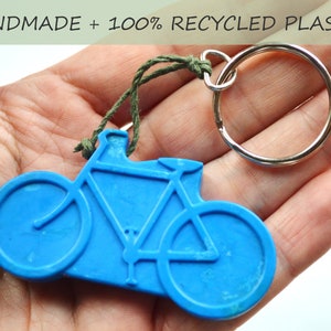 Bike Keyring. 100% Recycled Plastic - Etsy Canada