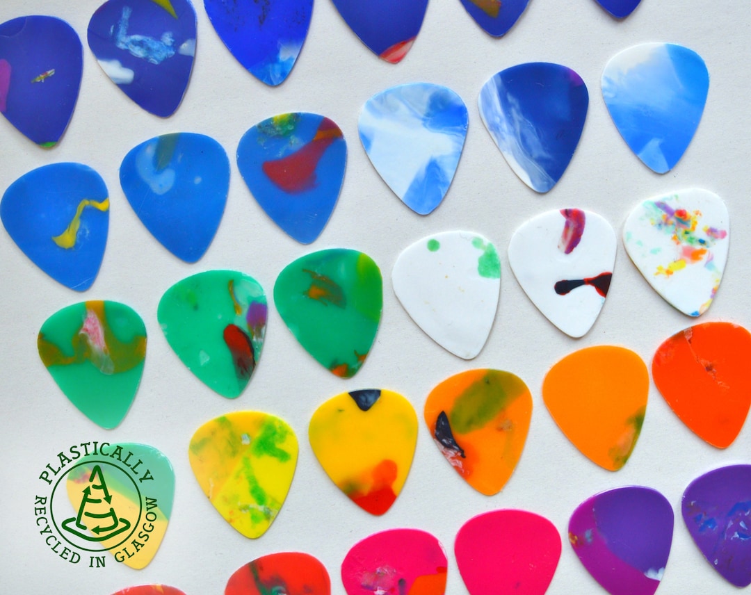 Handmade Plectrums. 100% Recycled Plastic. - Etsy