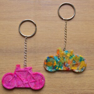 Bike Keyring. 100% Recycled Plastic - Etsy