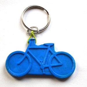 Bike Keyring. 100% Recycled Plastic - Etsy