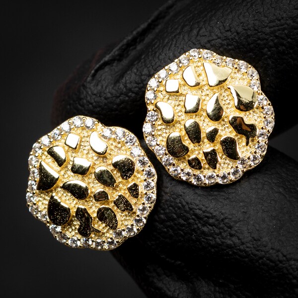 Gold Nugget Earrings - Etsy