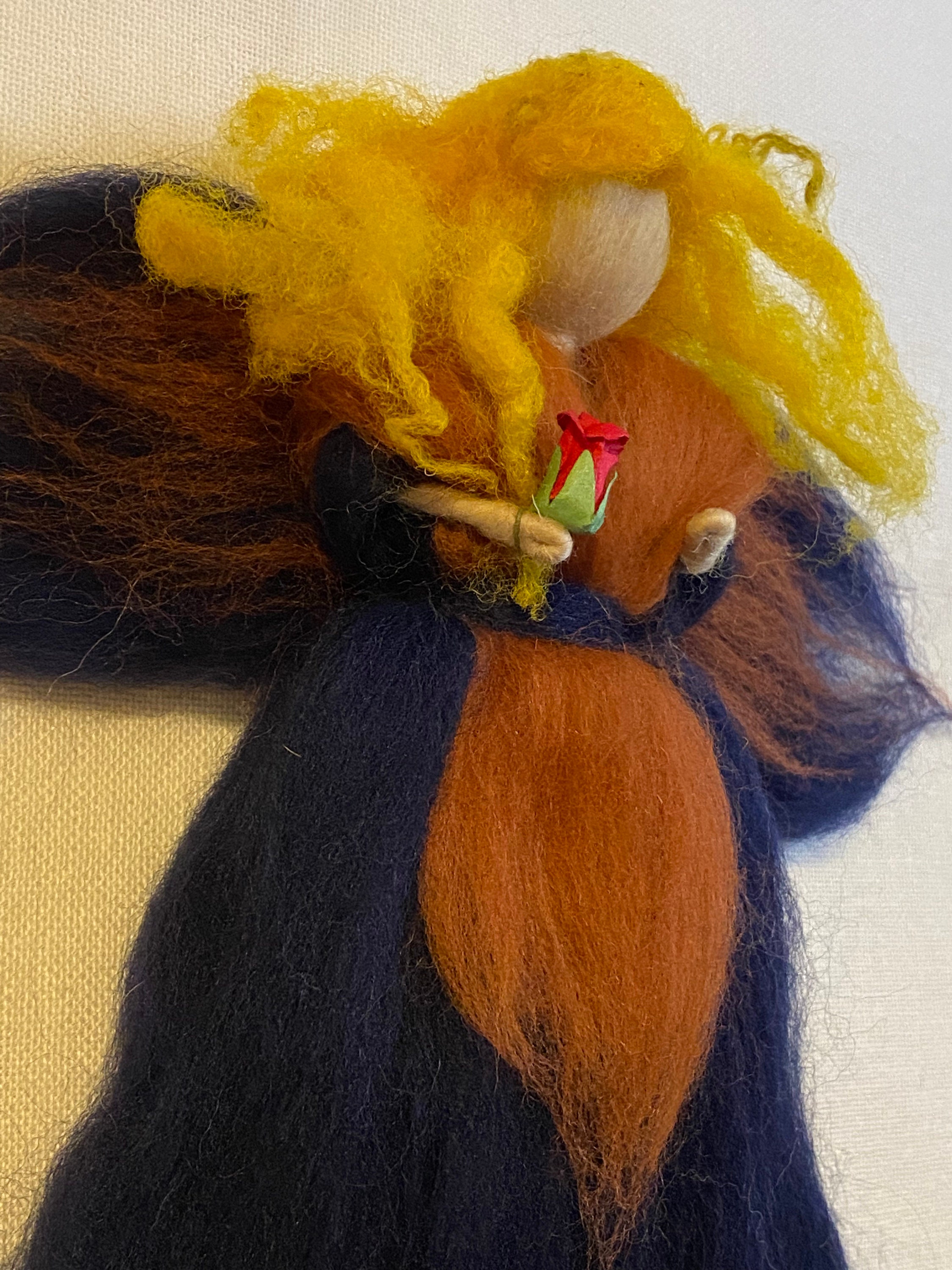 Guardian Angel Silvia Merino Wool Fairy Needle Felt - Etsy