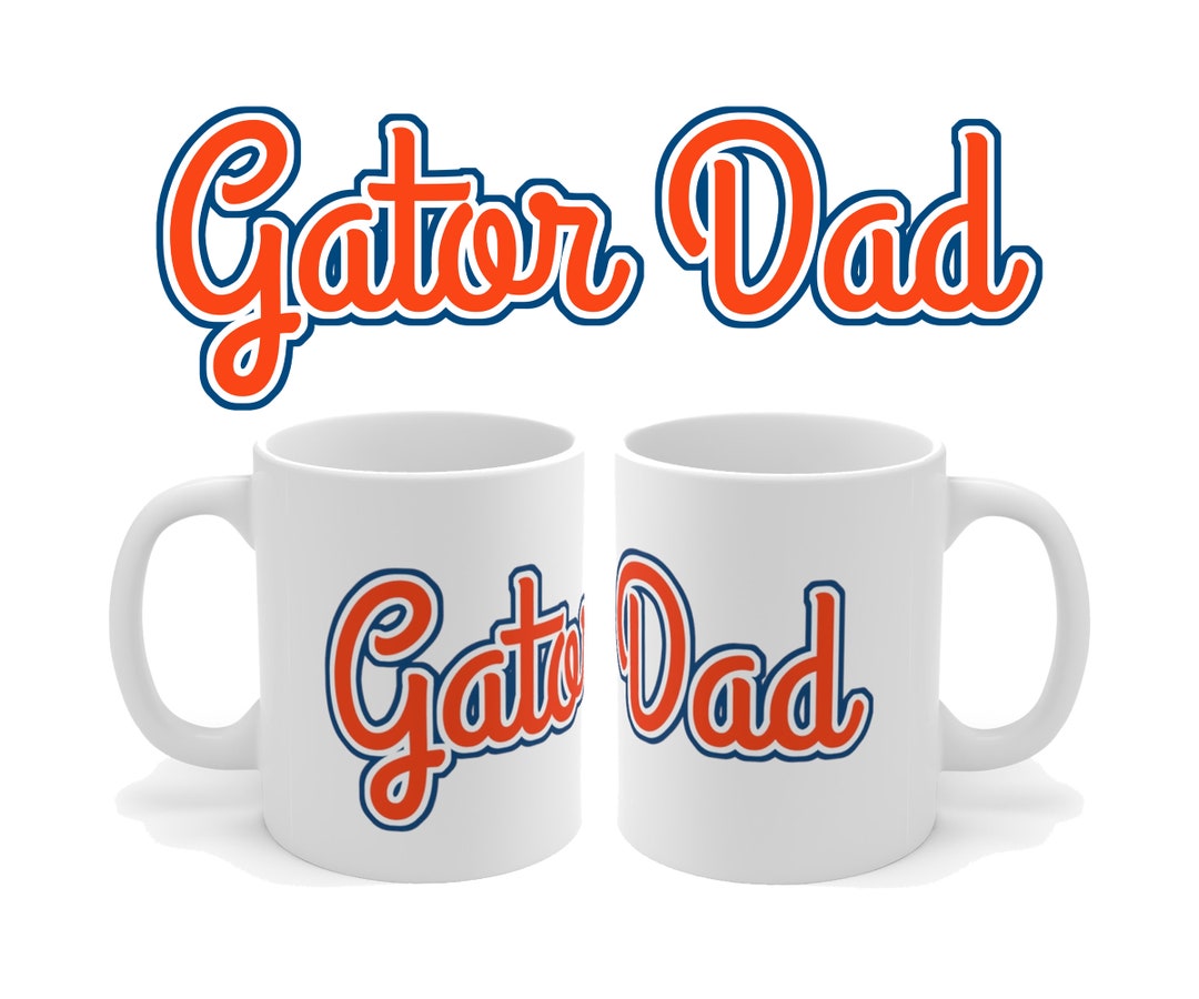 Cursive Gator Dad Florida Gators Coffee Mug - Etsy