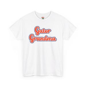 Gator Grandma Florida Gators Shirt Unisex Size Retro Cursive Font - Etsy