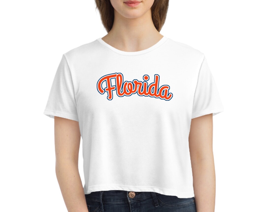 Cursive Florida Gators Crop Top - Etsy
