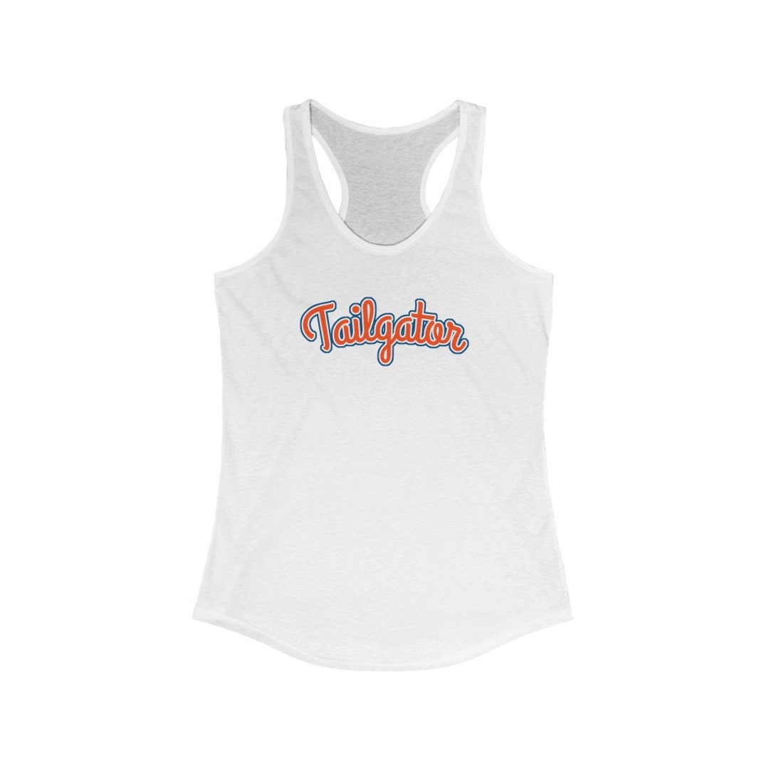 Cursive Tailgator Womens Gators Racerback Tank Top - Etsy