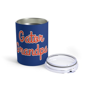 Cursive Gator Grandpa Florida Gators Tumbler 10oz - Etsy