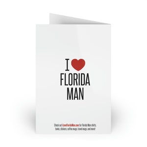 Florida Man Birthday Card - Etsy